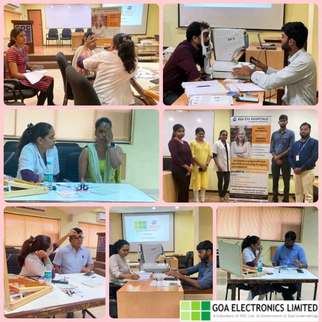 Eye Check-up Camp Organized for the GEL Staff | Goa Electronics Limited